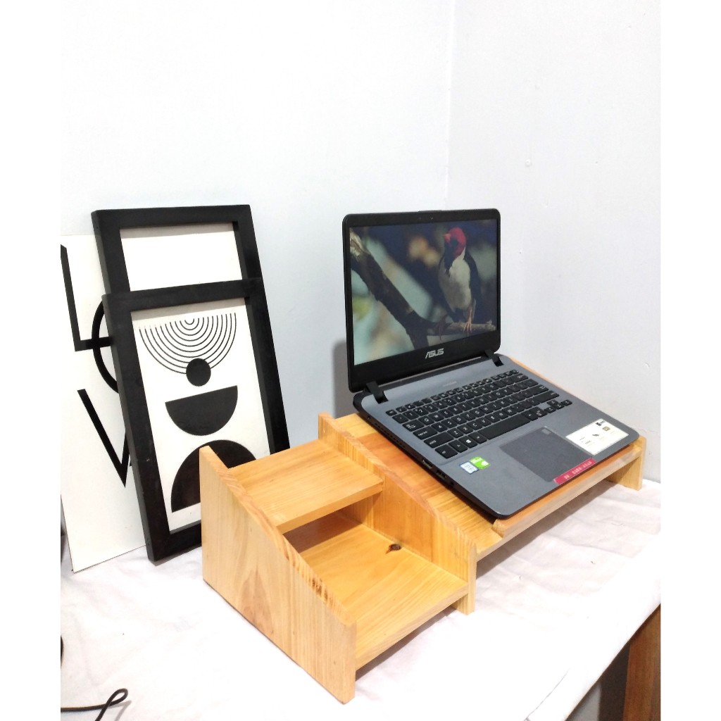 KAYU Wooden monitor stand/laptop stand/monitor Mat/laptop Table Teak ...