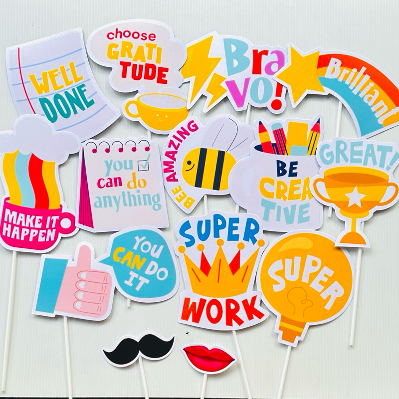 Super WORK FUNPROPS PHOTOBOOTH | Shopee Singapore