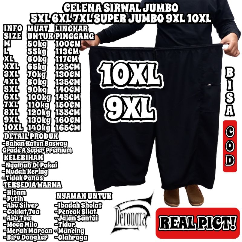 Jumbo Adult Pants Adult Men's Pangsi Pants Jumbo Komprang Suja Pants ...