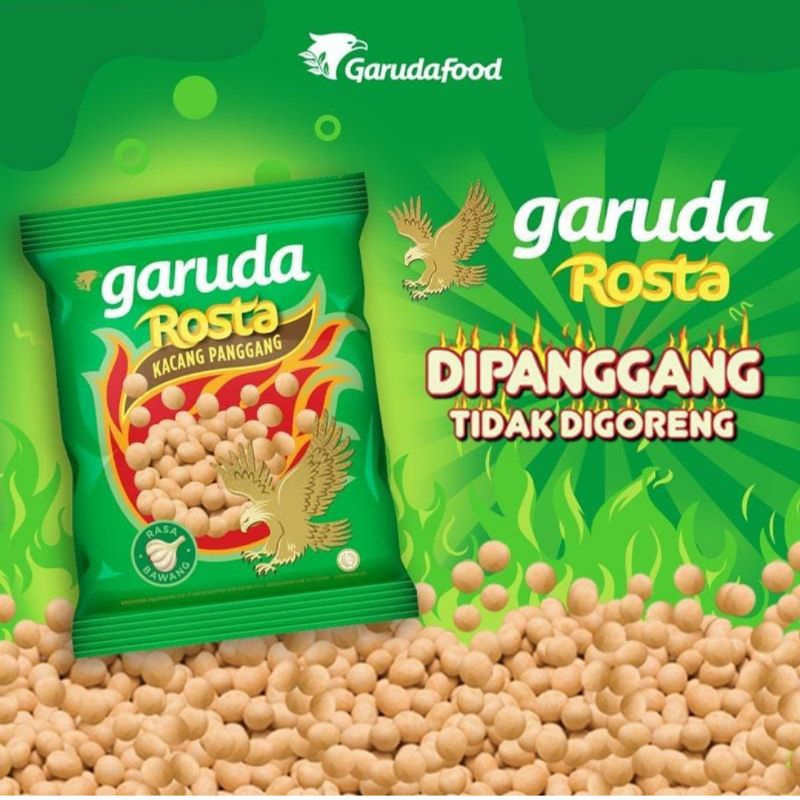 Garuda Rosta Roasted Peanuts with Onion Flavor 20g + 6g (26g) | Shopee ...