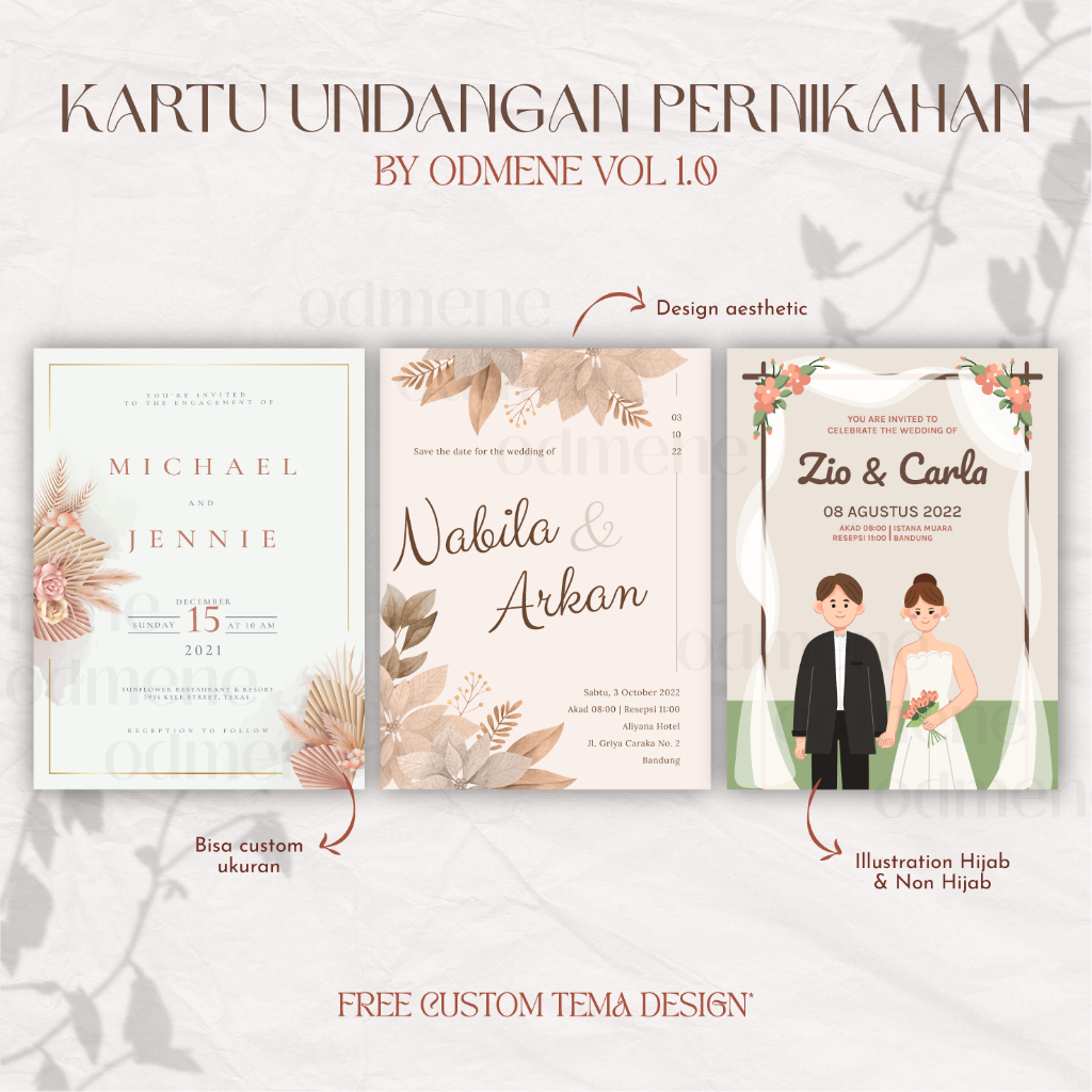 Wedding Invitation Sticker Card / Wedding Invitation Card Sticker by ...