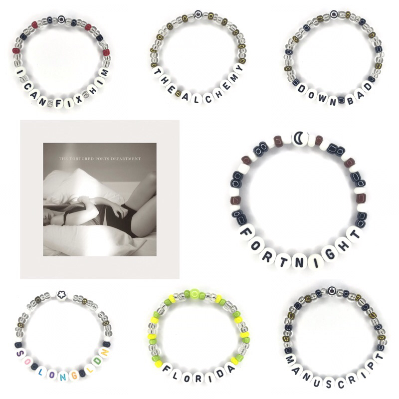 Taylor Swift's TTPD Themed Friendship Bracelets | Shopee Singapore