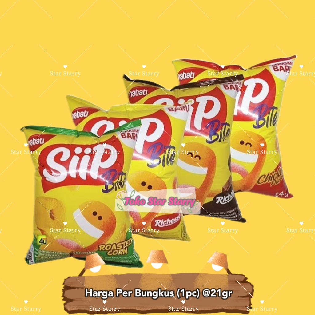 [Per Pack] Nabati Siip 21gr Per Pcs Viral Snack Halal BPOM Halal MUI ...