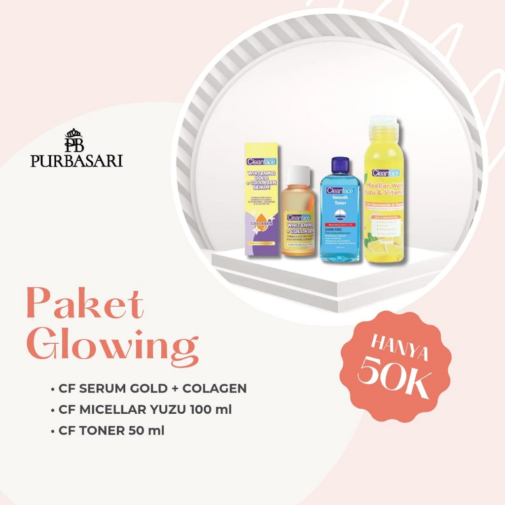 [Package Glowing B] Clean Face Glowing Package by Purbasari - Cleanface ...