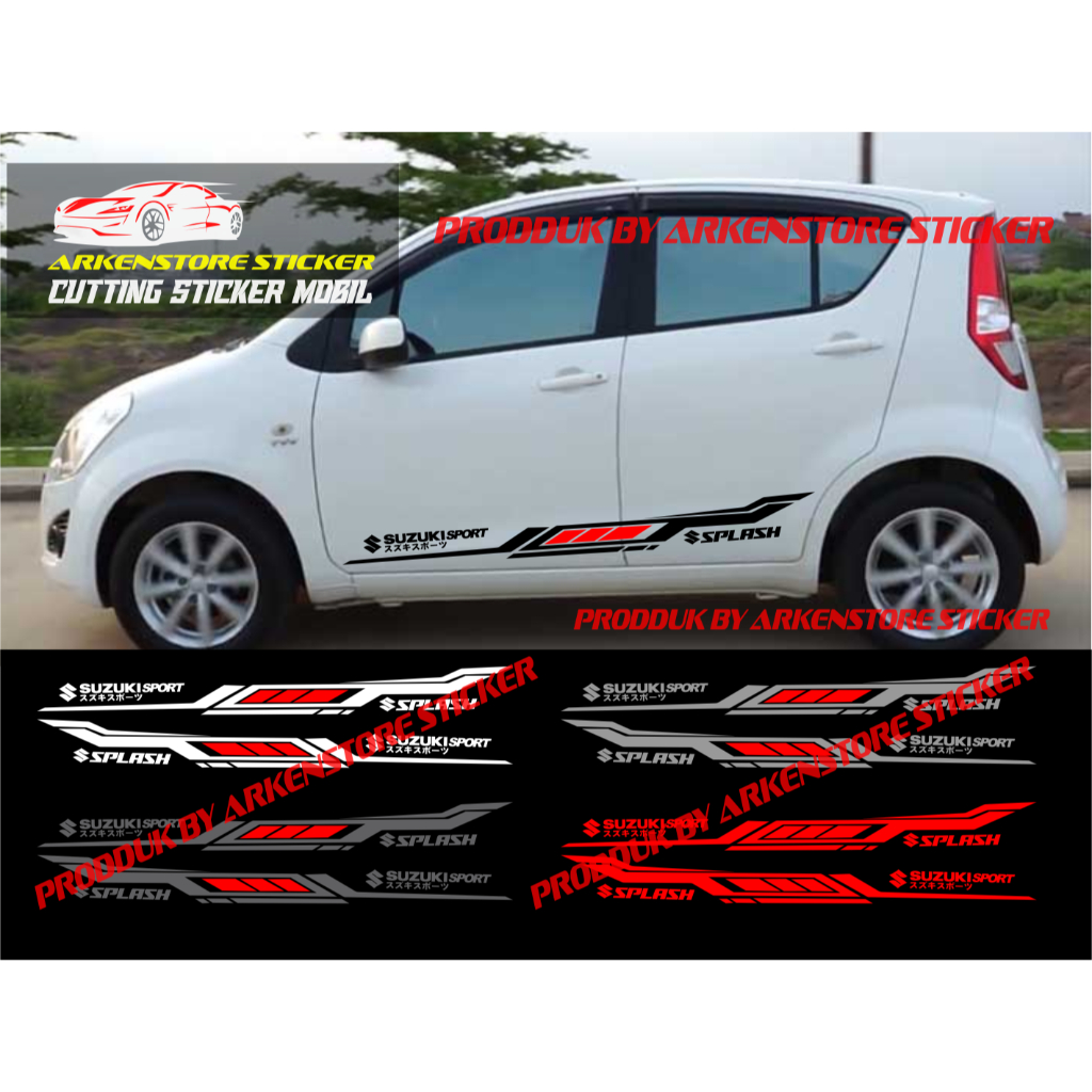 Sticker cutting sticker Car sticker splash sticker list Car suzuki ...