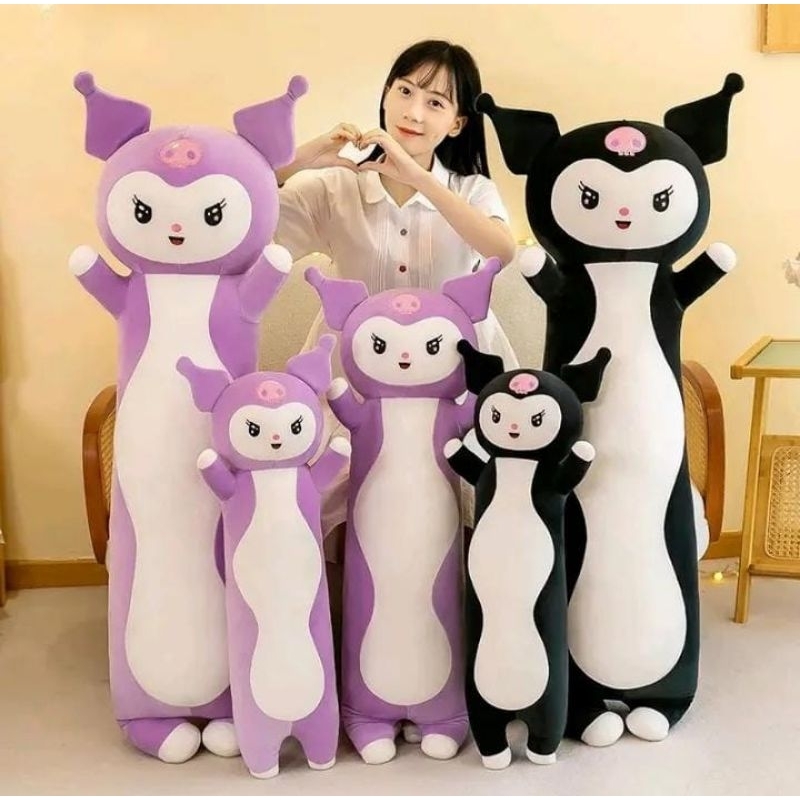 Newest Kuromi Bolster 60cm Cute And Smooth/ Sanrio Kuromi Bolster ...