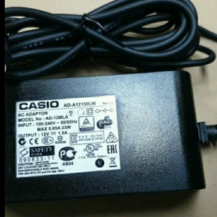 CASIO AD-A12150LW Adapter Casio piano Type CDP CASIO Type px casio PSU ...