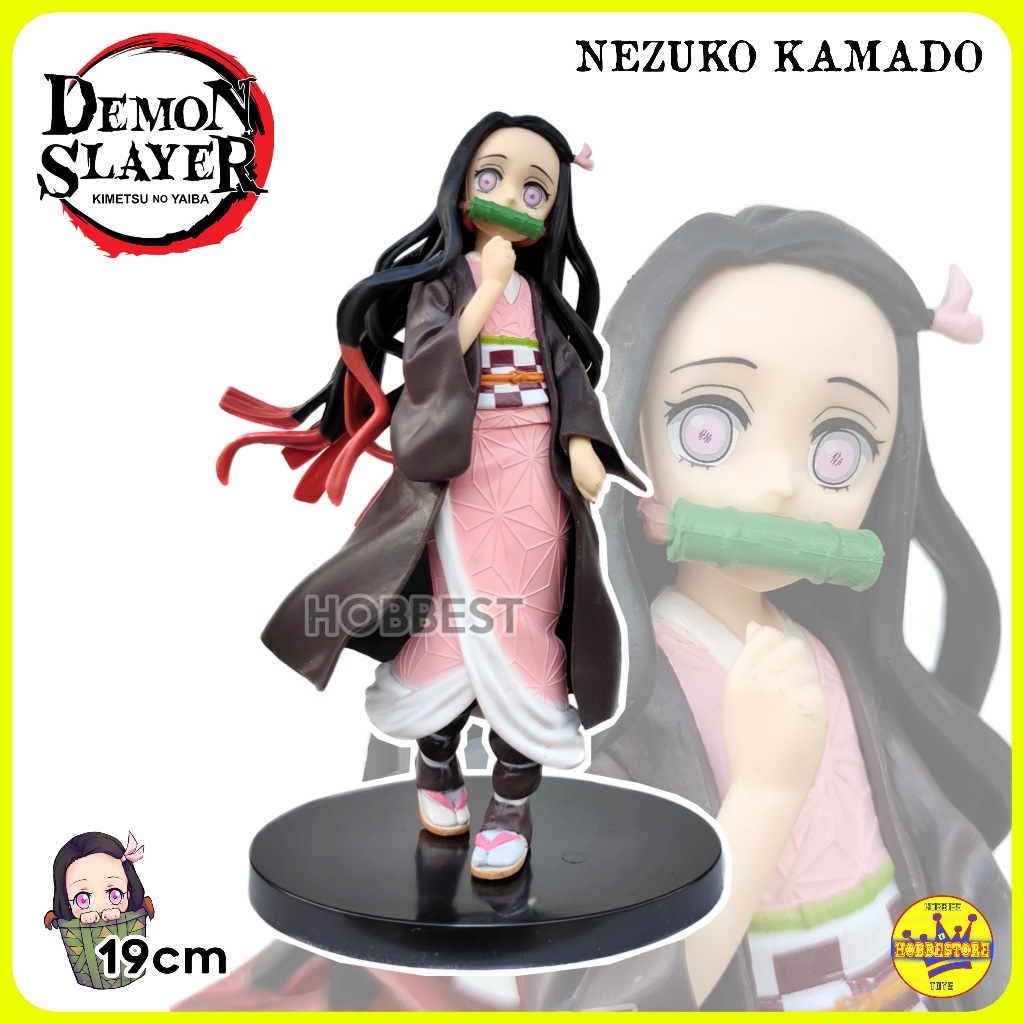Kimetsu NO YAIBA Action Figure: NEZUKO KAMADO - Miniature Demon Slayer ...