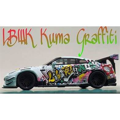 Mini GT No 244 & 245 Nissan GTR R35 LBWK Kuma Graffiti & LB Silhouette ...