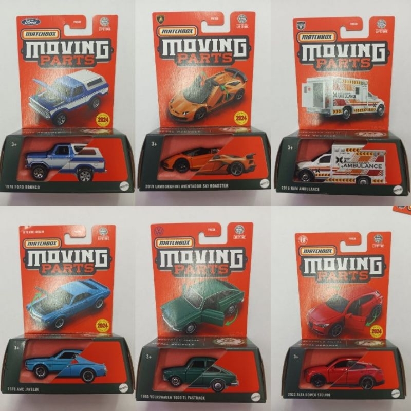 Matchbox MBX MOVING PARTS MIX L 2023 2016 RAM AMBULANCE 2019 ...
