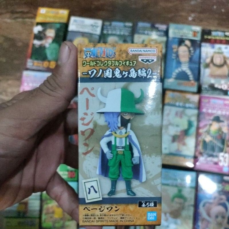 Action Figure WCF One Piece Tonjit, Woopslap,Marco,Roger,Zoro,Shirahosi ...