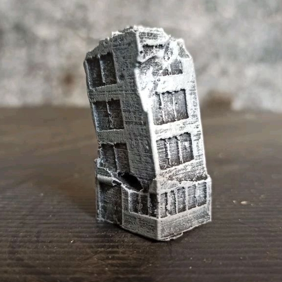 Diorama Destroyed Building Version E Godzilla Ultramen SHF figma King ...