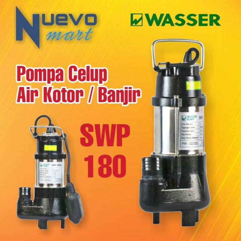 Wasser SWP 180 E SWP 180 EA Pool Dirty Water Submersible Pump | Shopee ...
