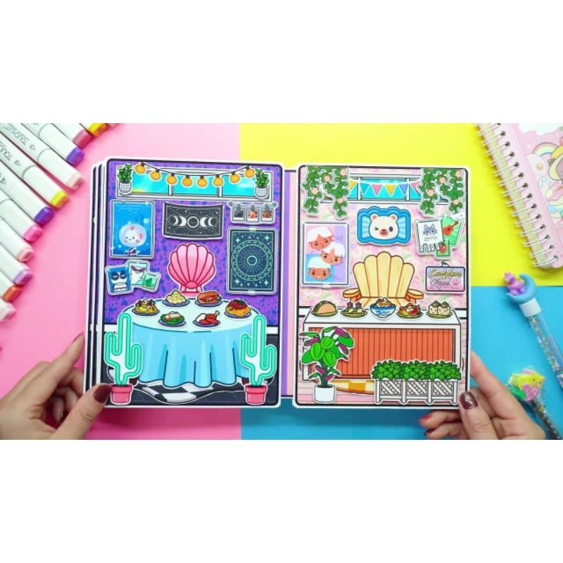 Toca Boca Educational Toys Paper book Paper Doll Toca Cool And Cute ...