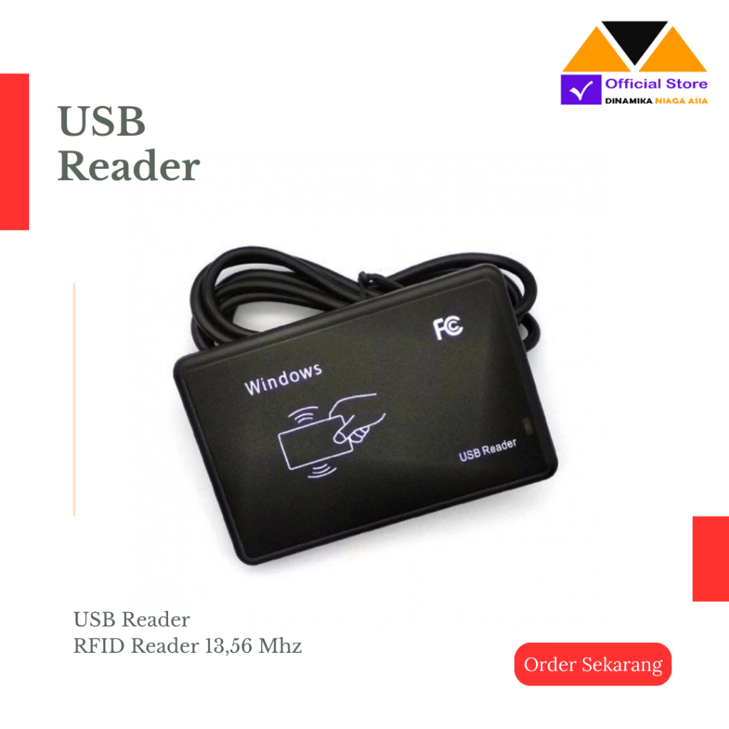 RFID Reader 13.56 MHz Mifare Card USB Reader for Security Access ...