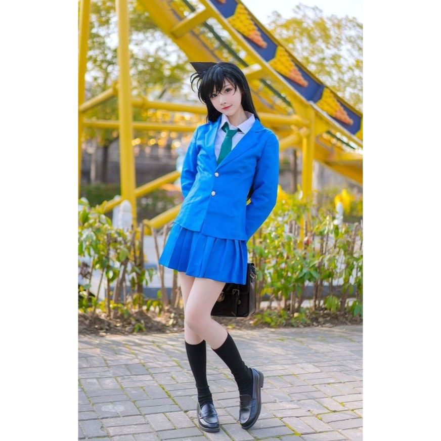 Ran Mouri Cosplay Costume Japanese Anime Detective Conan | Shopee Singapore