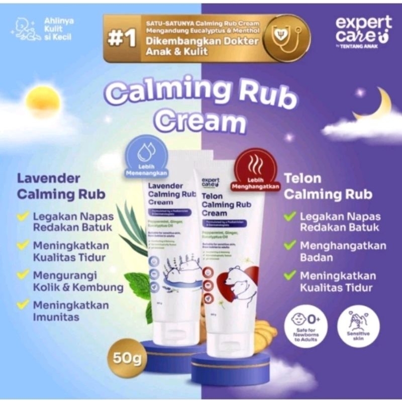 Expert Care Calming Rub Cream Lavender / Telon Calming Rub | Shopee ...
