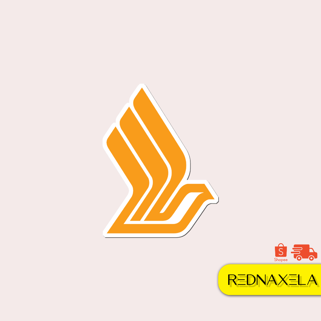 Vinyl Sticker Singapore Airlines Logo Sticker Suitcase Outdoor ...
