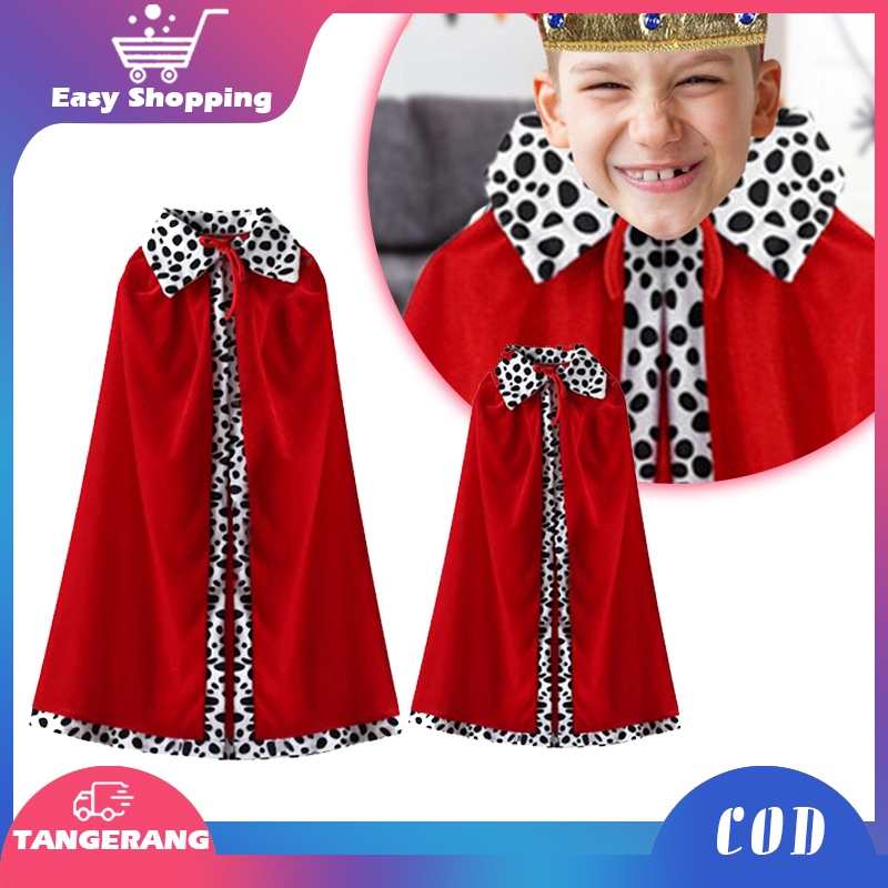 King Cape Cosplay Prince Cloak Kids King Costume King Cloak Costume For ...