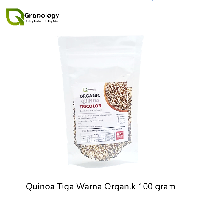 Organic Three Color Quinoa / Organic Quinoa Tri Color (100 grams) by ...