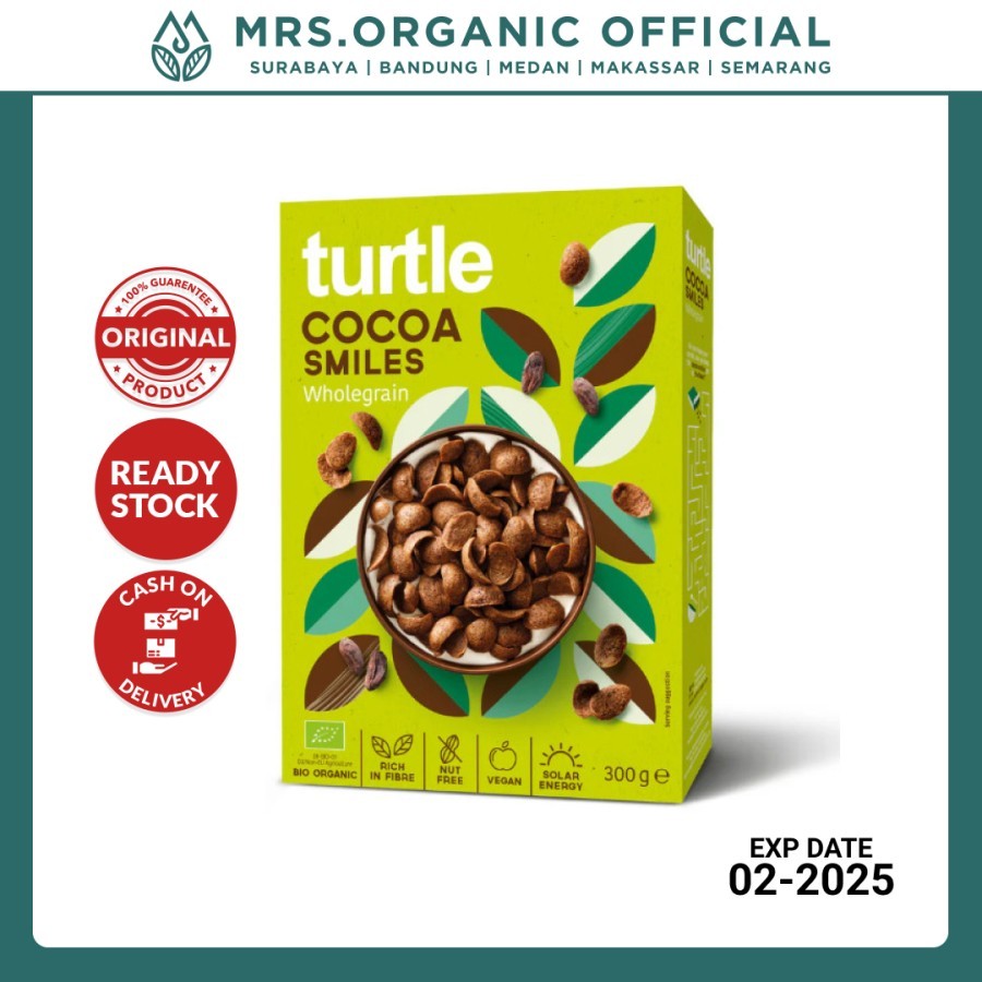 Turtle Organic Cocoa Smile Healthy Cereal 300g - Gluten Free Snack ...