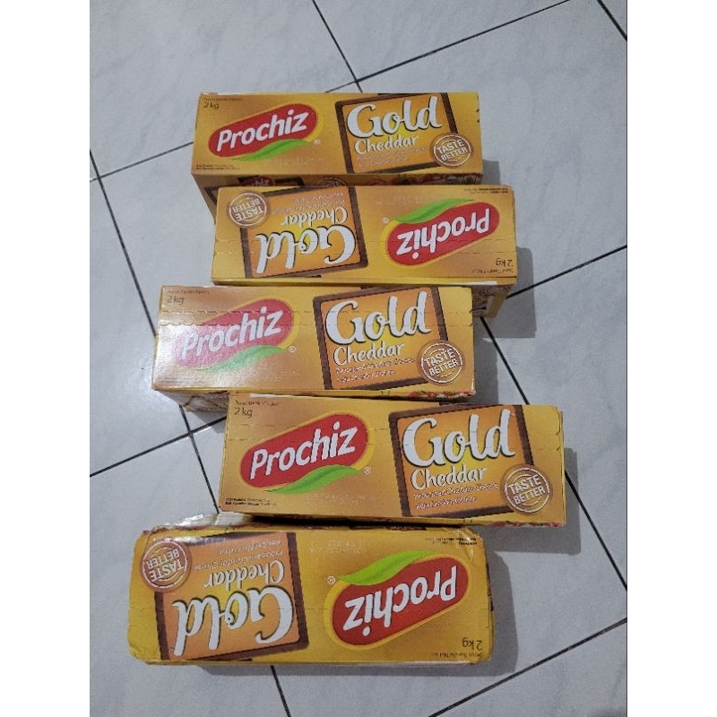 Prochiz gold cheddar cheese 2kg | Shopee Singapore