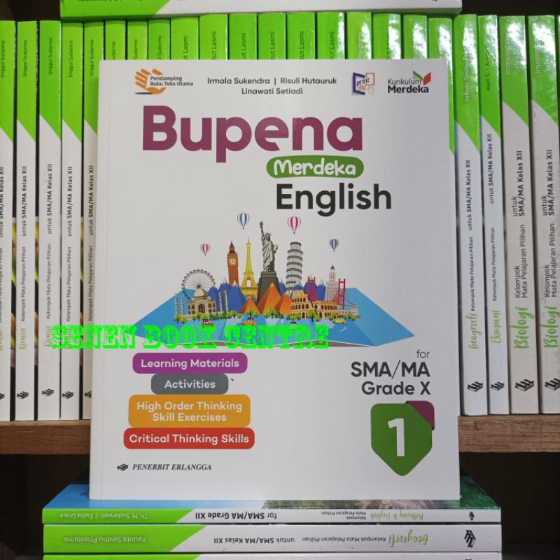 Bupena English Book Class 1/X/10 High School Erlangga Merdeka ...