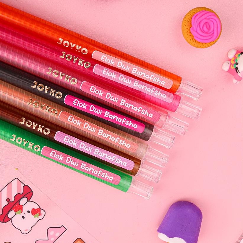 WATERPROOF PENCIL STICKERS CONTAIN 136 pcs / NAME LABEL STICKERS / NAME ...