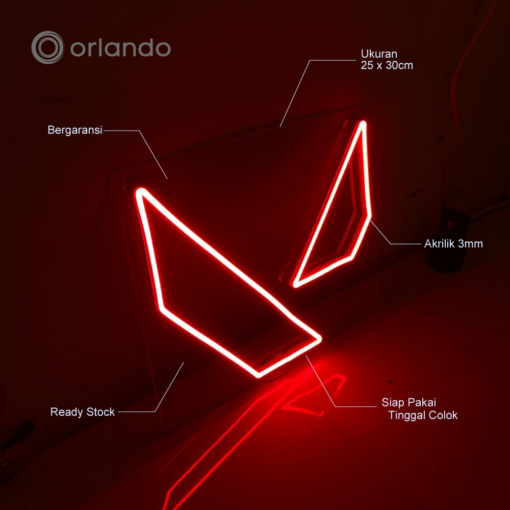 Valorant LOGO Neon Sign | Neon LOGO VALORANT | Shopee Singapore