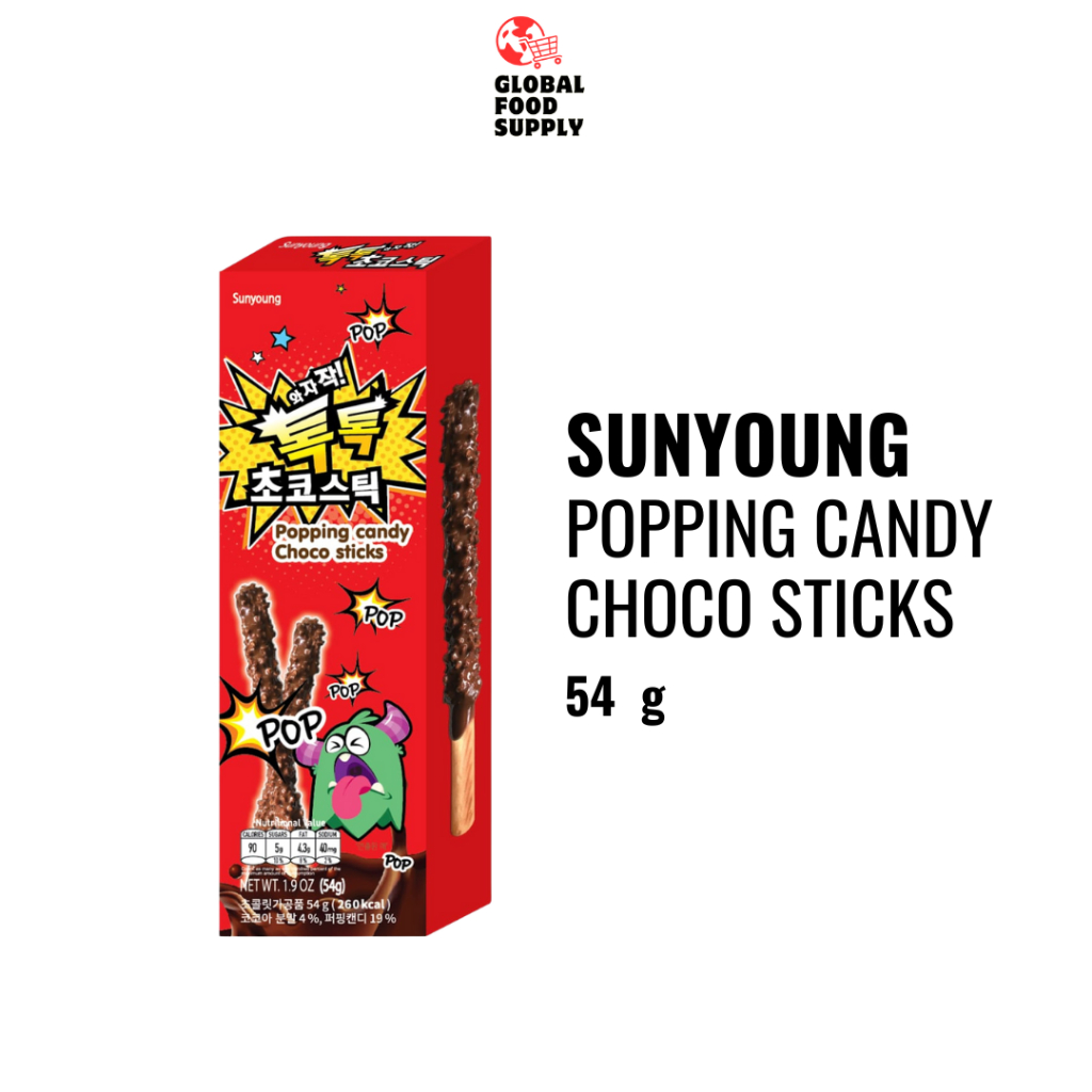 Sunyoung Popping Candy Choco Stick 54 gr | Shopee Singapore