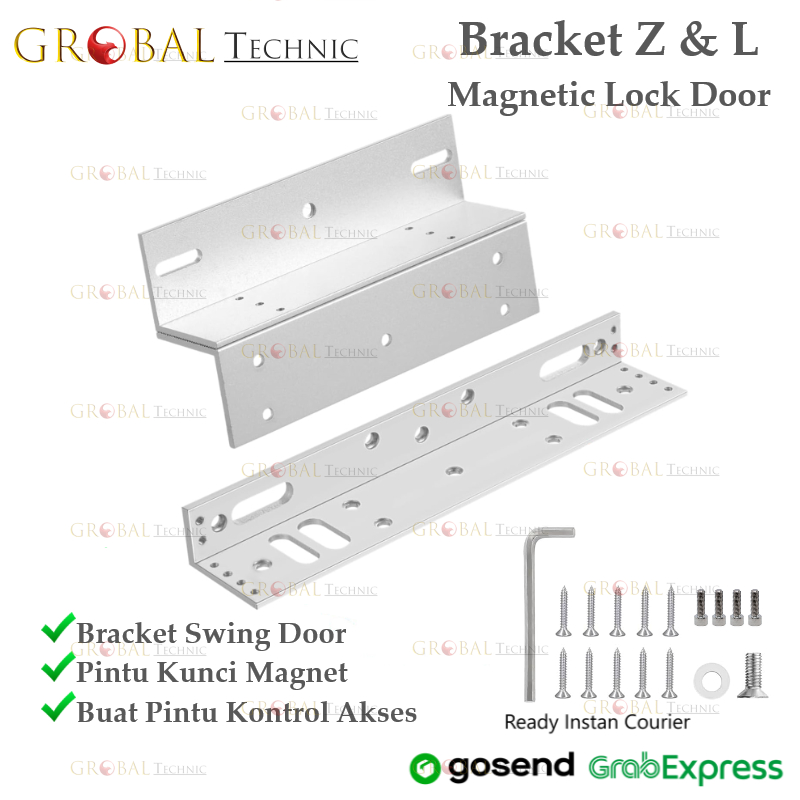 ZL Bracket For Lock Door 600LBS 280KG Holding Magnetic / ZL Bracket For ...
