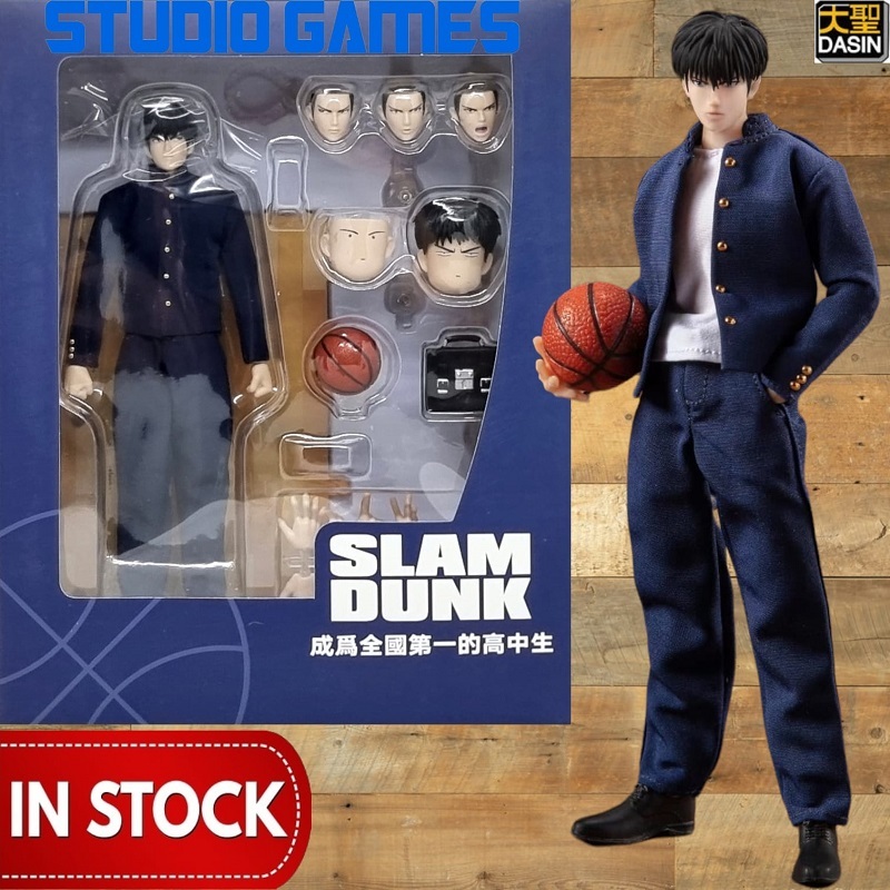 Dasin Slam Dunk Model - Kaede Rukawa 11 Shohoku School Uniform Figure ...