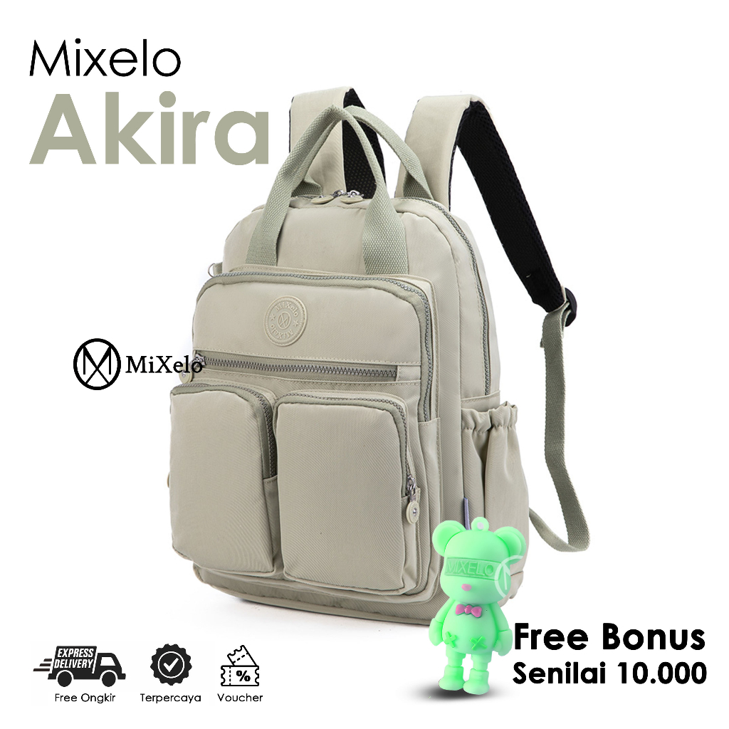 Mixelo Akira's contemporary women's laptop backpack, multifunctional ...