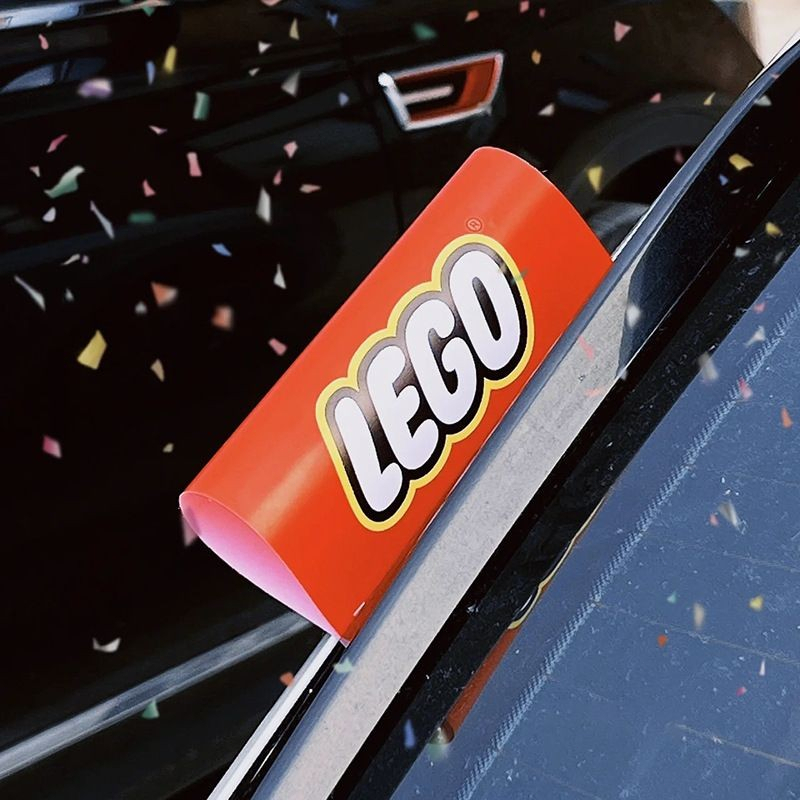 Variations of Car Door Tag Labels for Car / Motorcycle - LEGO/ Nintendo ...