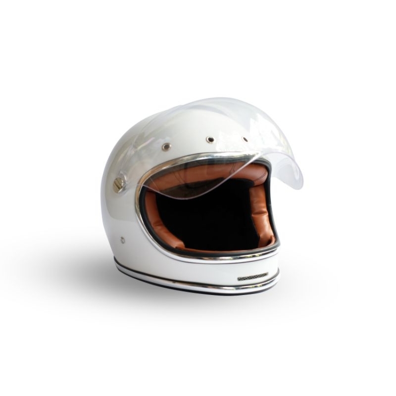 Isnot HELMET MOON Series Classic Retro Fullface Custom Bell Bullit ...