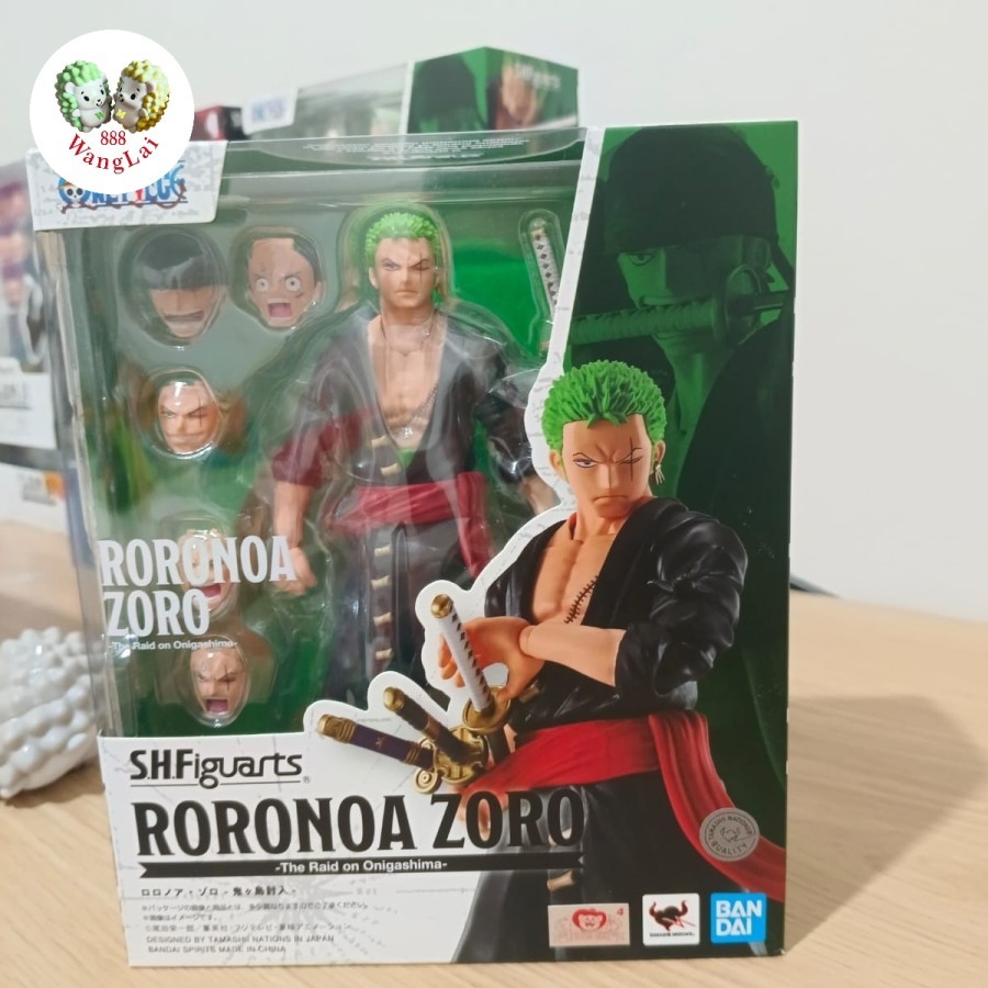 Shf S.H.Figuarts Roronoa Zoro Raid Onigashima Bandai Ver. One Piece ...
