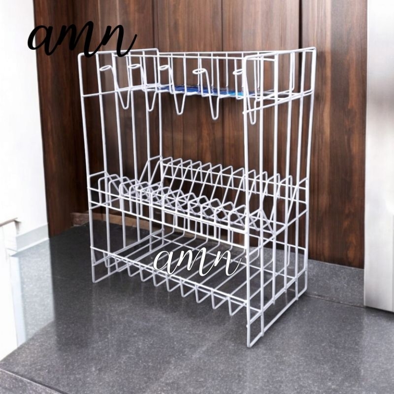 Super Thick 3-tier Dish Rack+Glass Kitchen Dish Rack Unicorn Stainless ...