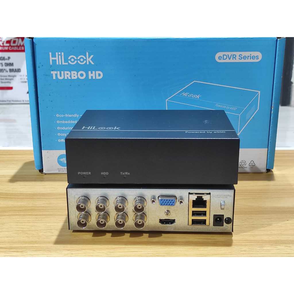 DVR HILOOK MINI 8 CH / DVR 8 CHANNEL HILOOK 2MP DVR MINI DVR-E08G-B ...