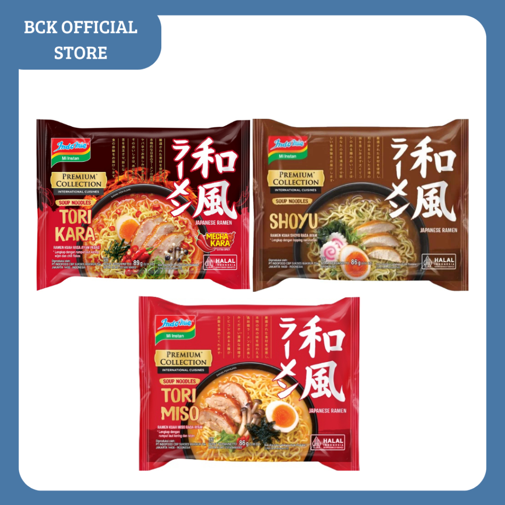 Indomie Ramen Japanese Tori Kara / Miso Tori 89gr (PCS) | Shopee Singapore