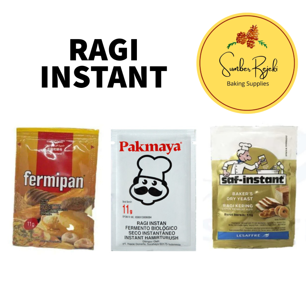 Fermipan Pakmaya Pak Maya Saf Instant Yeast Sachet 11 Gr | Shopee Singapore