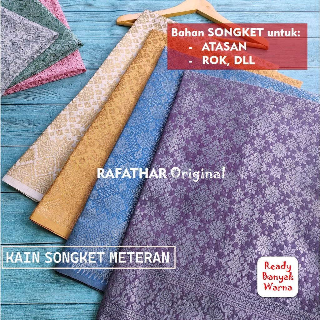 Songket FABRIC METER BAKAL SKIRT SONGKET SKIRT FABRIC SONGKET PALEMBANG ...