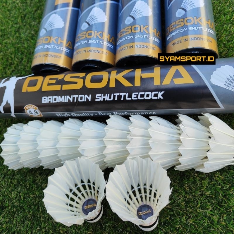 Badminton Shuttlecock / Genuine Desokha Gold Badminton Shuttlecock 1 ...