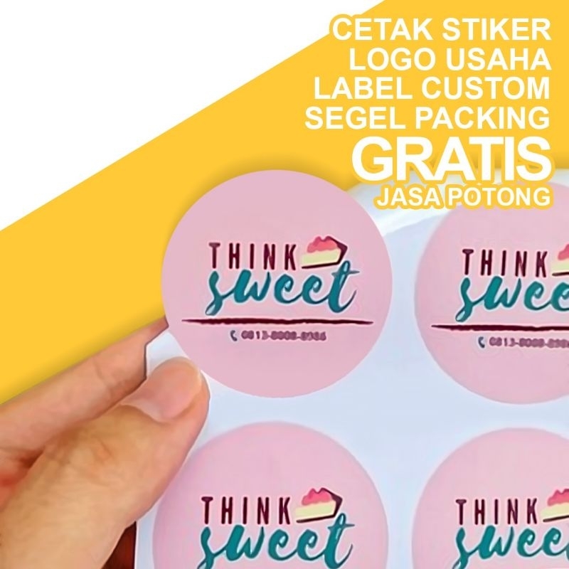 Print Custom Stickers/Label Stickers/Logo Stickers (Stickers) | Shopee ...