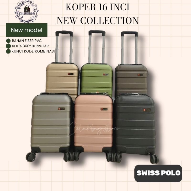 Swiss Polo Series Cabin Suitcases sizes 16 inch and 18 inch | Shopee ...