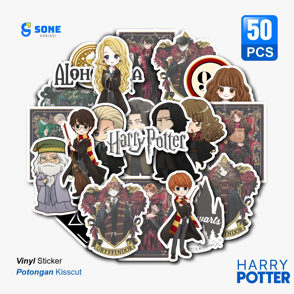 Harry Potter Vinyl Waterproof Pack Sticker For Journal Book Sticker ...