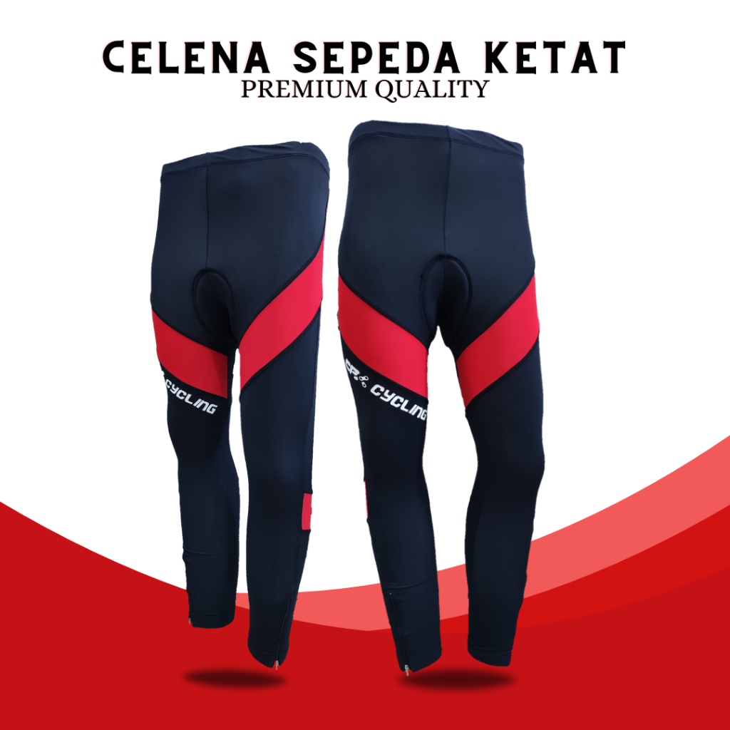 Thick Lycra Tight Bicycle Calf Length Trousers Padded Foam Ankle Pants ...