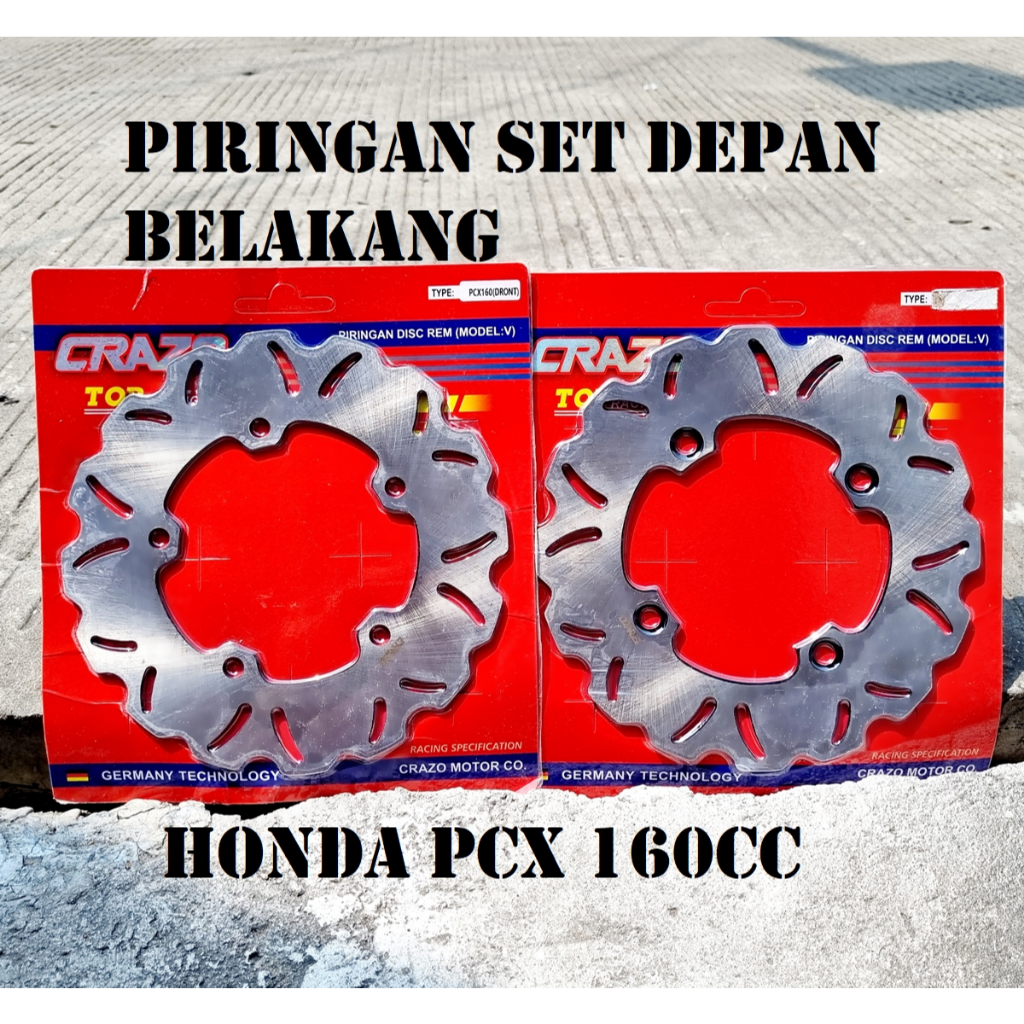 Pcx 160,PCX 150,ADV 160,ADV 150 disc brake rear front set front rear ...