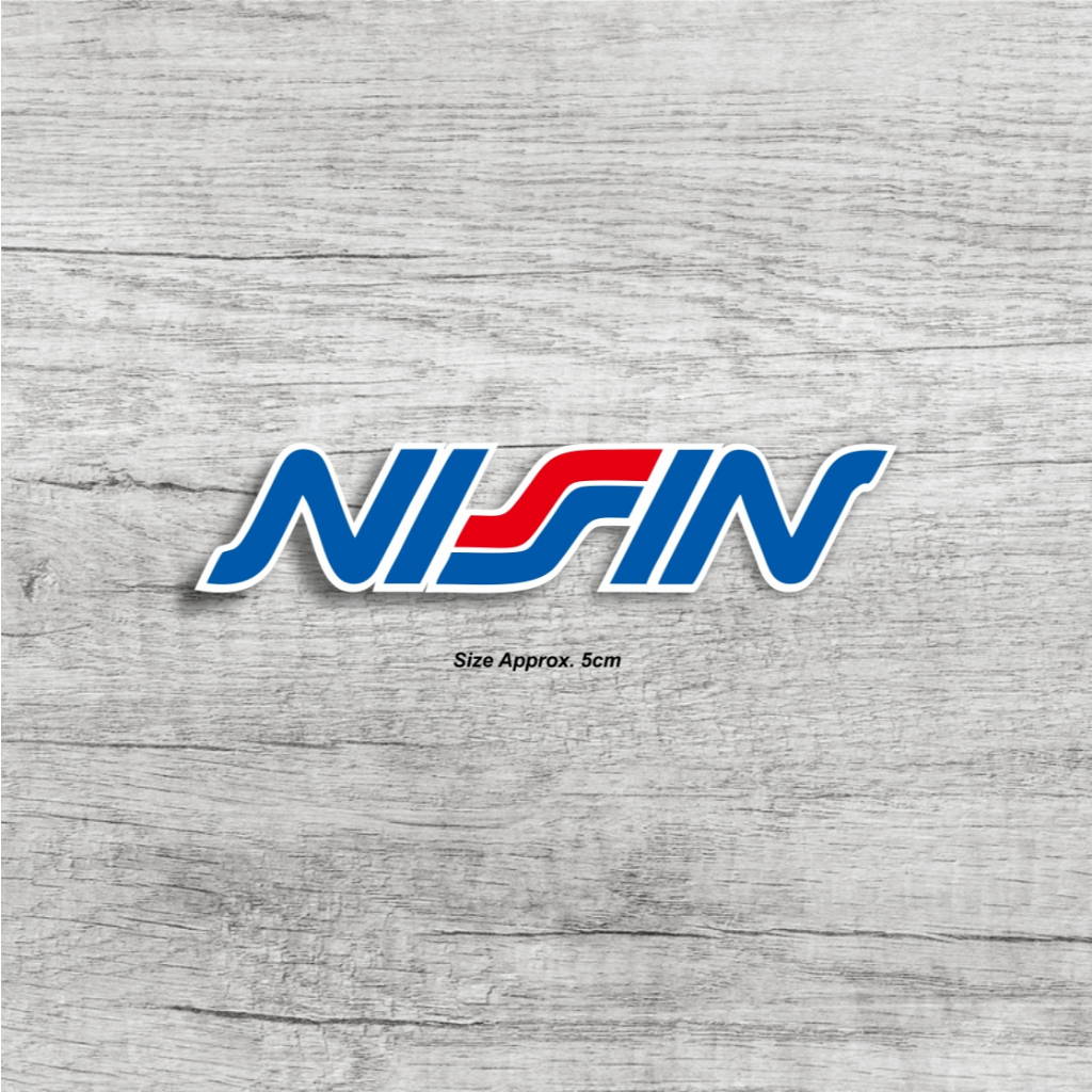 Nissin Brake Caliper Sticker | Print Cut Motorcycle Car Helmet Sticker ...