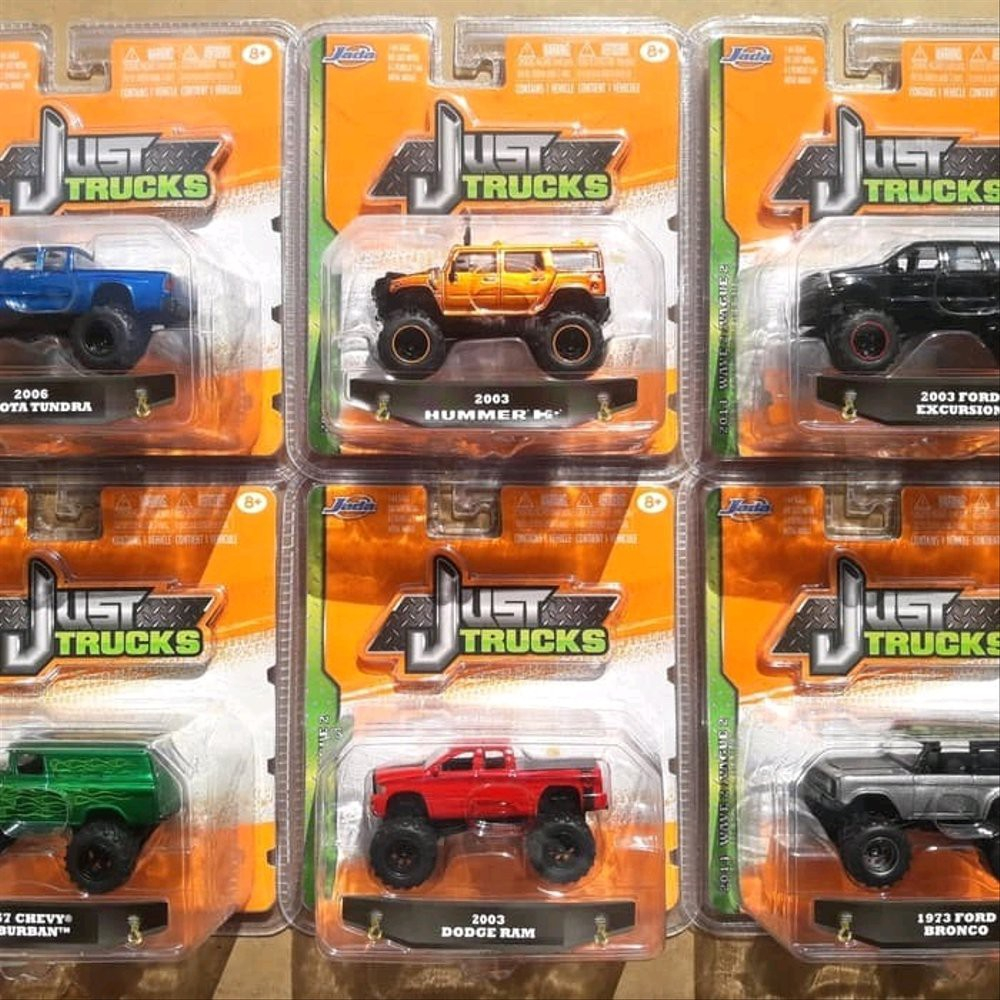 Jada JUST TRUCKS WAVE 2set - HUMMER H2 CHEVY SUBURBAN FORD EXCURSION ...