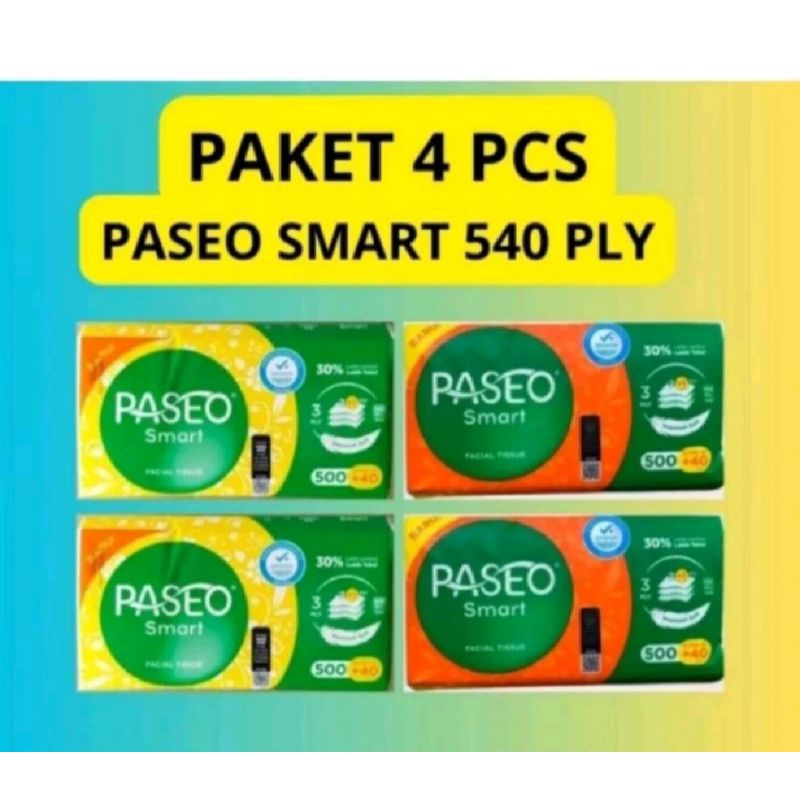 PASEO SMART 540 SHEETS (PACKAGE OF 4) | Shopee Singapore